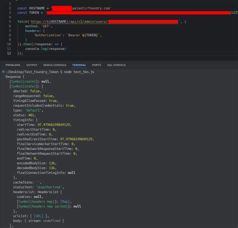 Foundry Api 401 Error Ask The Community Palantir Developer Community