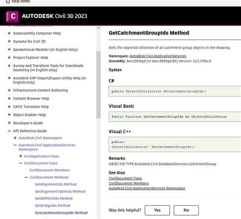Acess Catchment Group Python Civil3d Dynamo