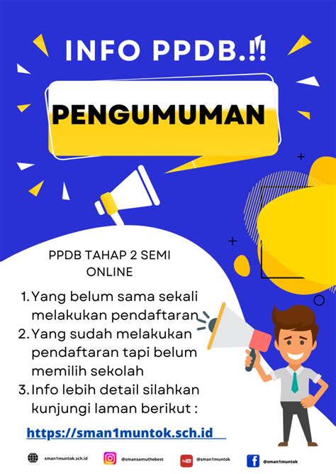 Pengumuman Terbaru Ppdb Tahap 2 Website Resmi Sma Negeri 1 Muntok