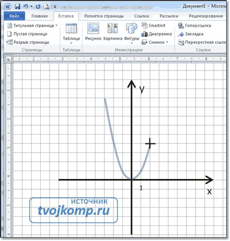 Построение графиков функций в Word Word и Excel помощь в работе с программами