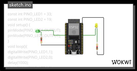 Aula 1 Wokwi Esp32 Stm32 Arduino Simulator