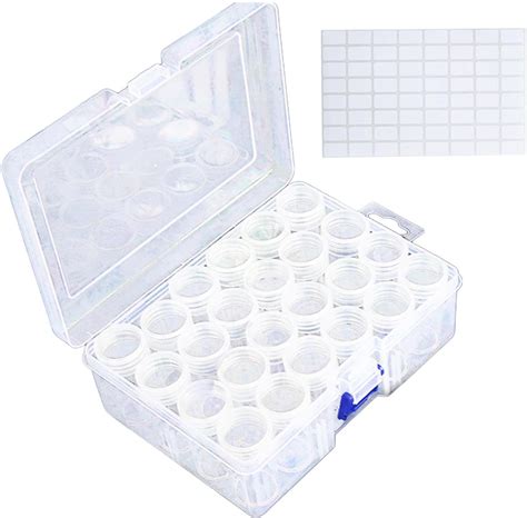 Seed Organizer Storage Box Slots Seed Organizer With Clear Lid Transparent Reusable