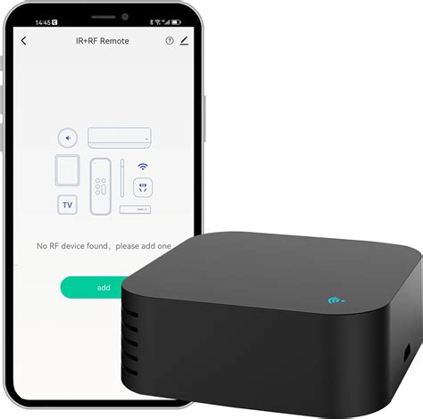 Smart Ir Rf Remote Control Hub Wifi Ir Rf Blaster For Home Automation Tv Curtain