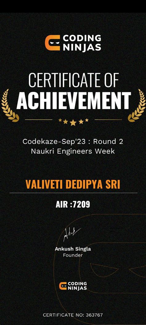dedipya sri valiveti on linkedin codekaze