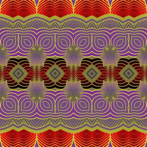 Premium Vector Seamless Abstract Pattern With Rhombus Vector Illustration
