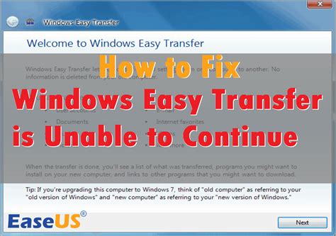 windows easy transfer can t log on to your domain account at bruce lohr