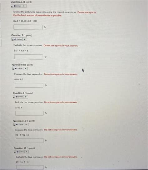 Solved Rewrite The Arithmetic Expression Using The Correct