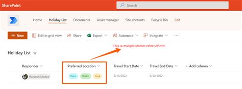 How To Extract Value From Sharepoint Multiple Choice Values Column In