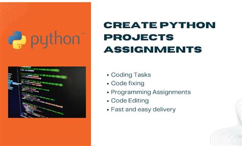 Do Python Assignments Projects And Coding Tasks By Huslive Fiverr