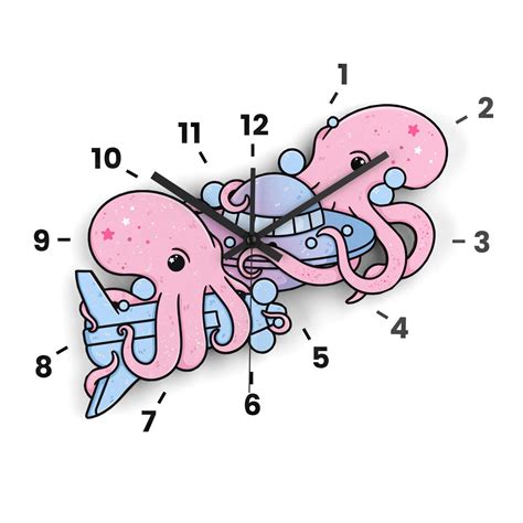 ᐉ Годинник настінний Lex Altern Космічний восьминіг деревяний 9340687 • Краща ціна в Києві