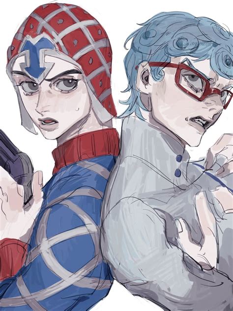 Guido Mista And Ghiaccio Jojo No Kimyou Na Bouken And More Drawn By Puppetjackmj Danbooru