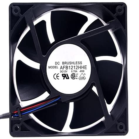 Delta Afb1212hhe Axial Fan 12v 070a Dc Brushless Air Cooling Fan 2900
