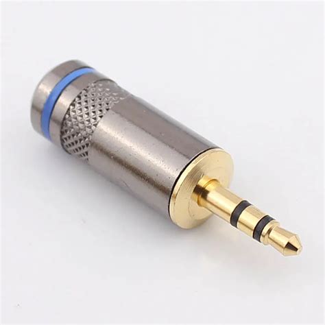Pcs Jack Mm Headphone Plug Audio Cable Connector Stereo Headphone Adapter Tail Hole Mm