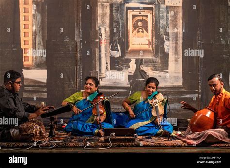 India Pondichery Classical Indian Violin Concert By The Ln Sisters