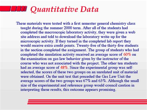 Quantitative Data