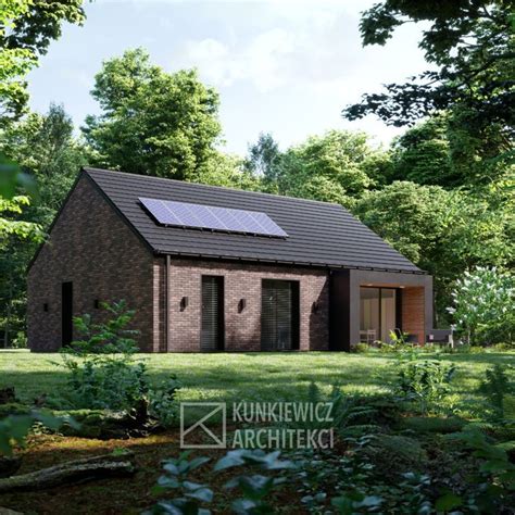 Modern Barn 70m2 Brick House Siberian Larch Cladding Architect