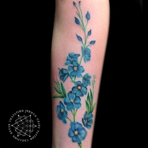 Pin By Tonya Belt Couch On Tattoo Inspiration Blue Flower Tattoos