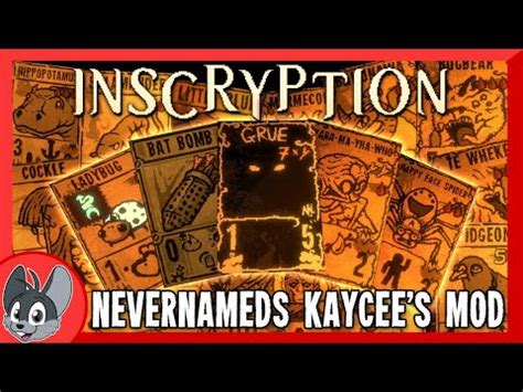 NEW And IMPROVED Kaycee S Mod Inscryption Nevernamed S Bestiary Mod Part Squirrelman