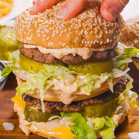 Big Mac Recipe Homemade Mcdonalds Big Mac Recipe Special