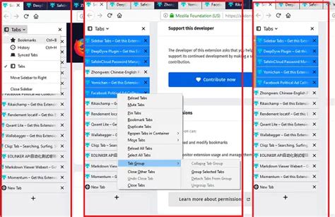 How To Add A Vertical Sidebar Tabs To Firefox And Chrome