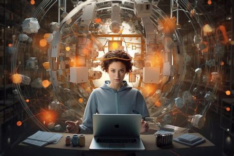 Premium Photo Abstract Visualization Of A Personal Assistant