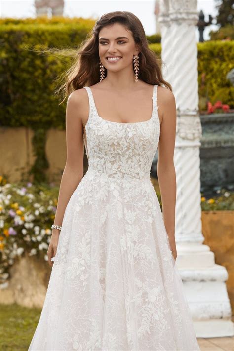Sophia Tolli St1224 Krystal Scoop Neck Wedding Dress A Line