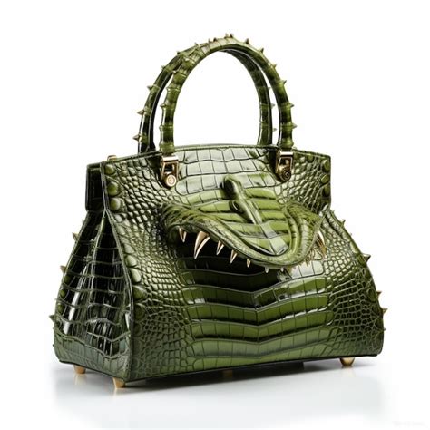 Premium Photo Crocodile Shape Luxury Bag Illustration