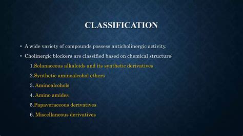 Cholinergic Blockerscholinolytics Pptx