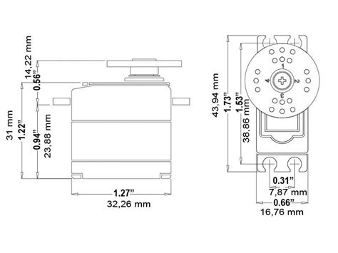Servos Servos Hitec Servo Hitec Hs225 Mg Weymuller Modélisme N°1 De La Vpc