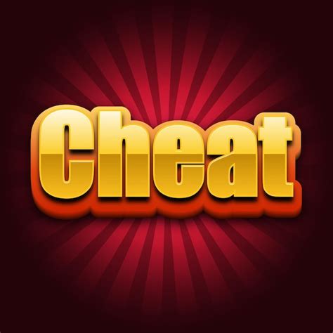 Premium Photo Cheat Text Effect Gold  Attractive Background Card Photo Premium Photo Cheat Text Effect Gold  Attractive Background Card Photo