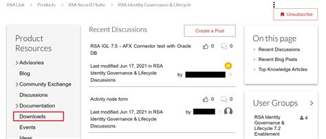 How To Download Full Kits Service Packs And Patches From Rsa Link For Rsa Identity Governance