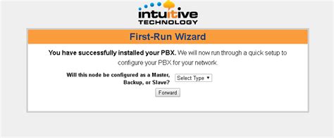 First Run Wizard Intuitive Technology Knowledge Base