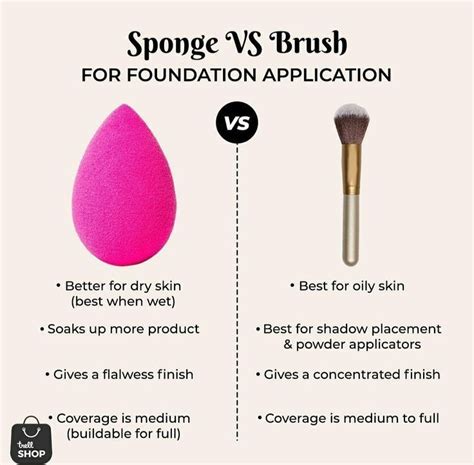 Makeup Sponge Vs Brush For Foundation Application Facebook