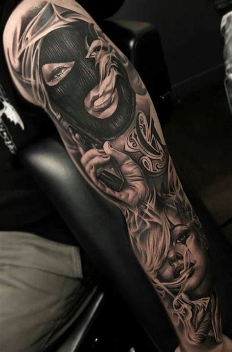 Gangsta Tattoo Sleeve Ideas Bold Designs To Make A Statement
