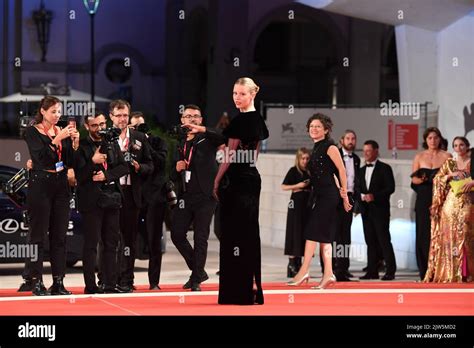 Mia Goth Attends The Pearl Red Carpet At The Th Venice