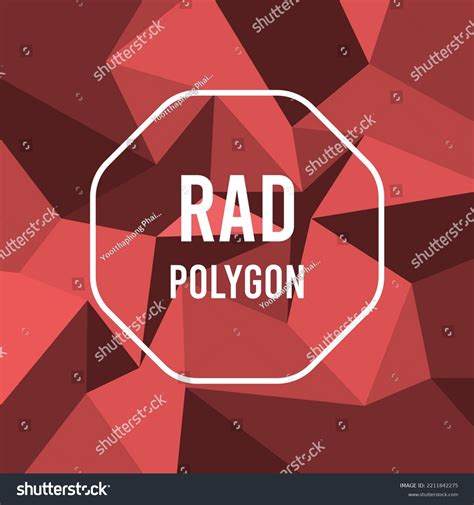 Complex Polygon Backgrounds Give Threedimensional Look Stock Illustration Shutterstock