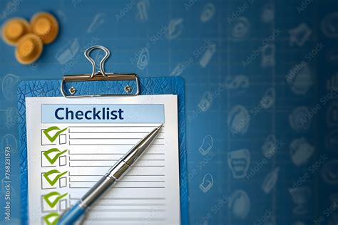 Checklist Check List Document Paper Check List And To Do List With