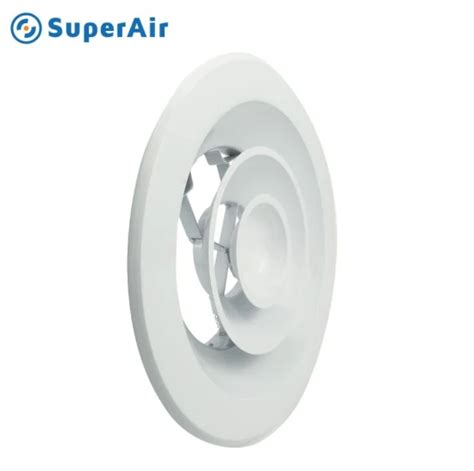 Hvac Round Diffusers With Damper Abs Plastic Ceiling Circular Round