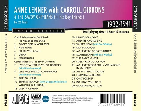 Hanging Out The Stars Anne Lenner Her 26 Finest 1932 1941