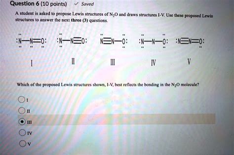Solved A Student Is Asked To Propose Lewis Structures Of N2o And Draws