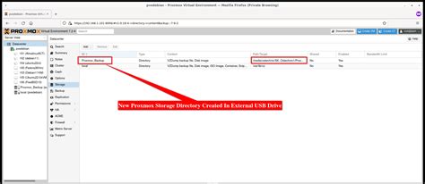 Backup Proxmox Containers And Vms To Usb Drive Ostechnix