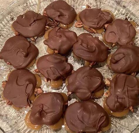 Chocolate Pecan Turtle Candy Recipe Digital Pdf Download Etsy