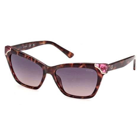 Guess Gu7840 74b Womens Pinkhavana Frame Full Rim Sunglasses