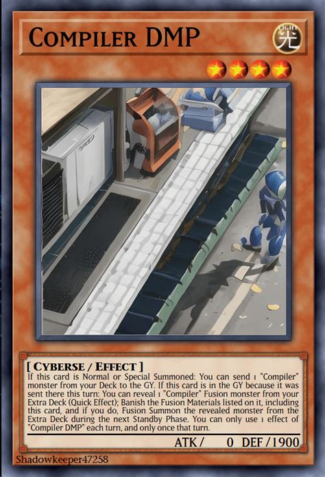 Updated Compiler Archetype With Better Wording And More Support Rcustomyugioh