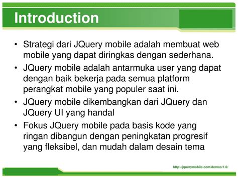 Ppt Jquery Mobile Powerpoint Presentation Free Download Id1858789