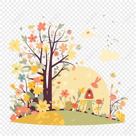 봄 Png 벡터png상표만화 Png 일러스트 무료 다운로드 Lovepik