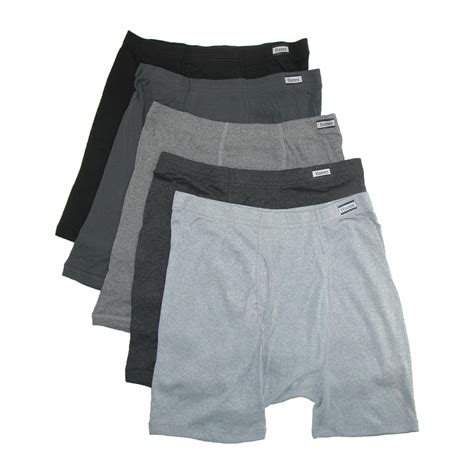 New Hanes Mens Cotton Comfortsoft Tagless Boxer Briefs Pack Of 5 Ebay