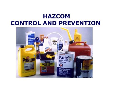 Hazcom Presentation For Chemcial 1ppt