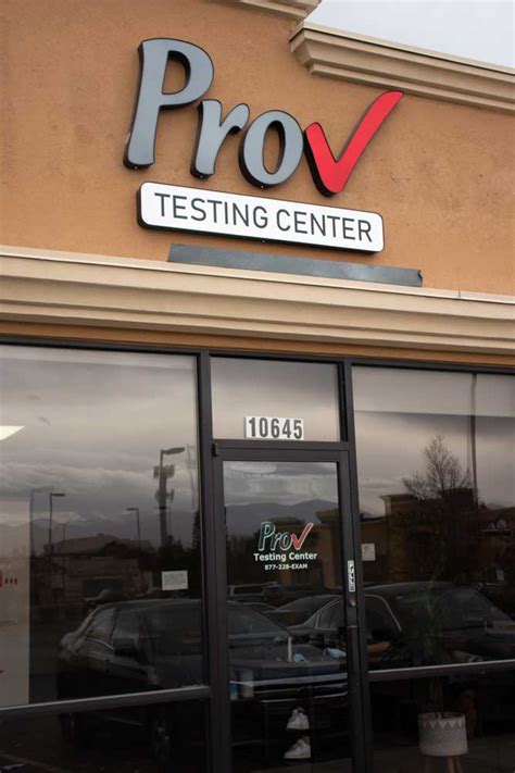 Our Testing Sites Prov