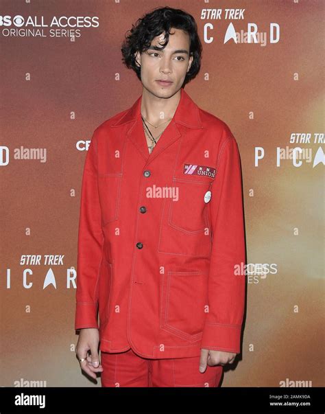Los Angeles Usa 13th Jan 2020 Evan Evagora Arrives At The Cbs All